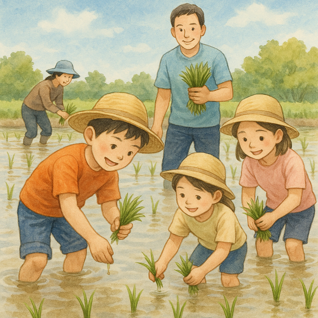 【R7 田んぼ通信 vol1】田んぼのある学校から・・ | 二日市東小学校 PTA